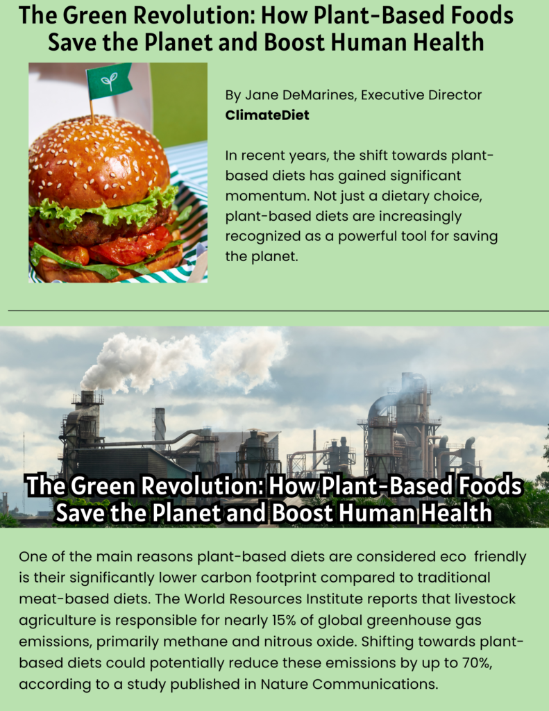 Sustainable Earth Eating is now: Climate Diet - Climate Education ...