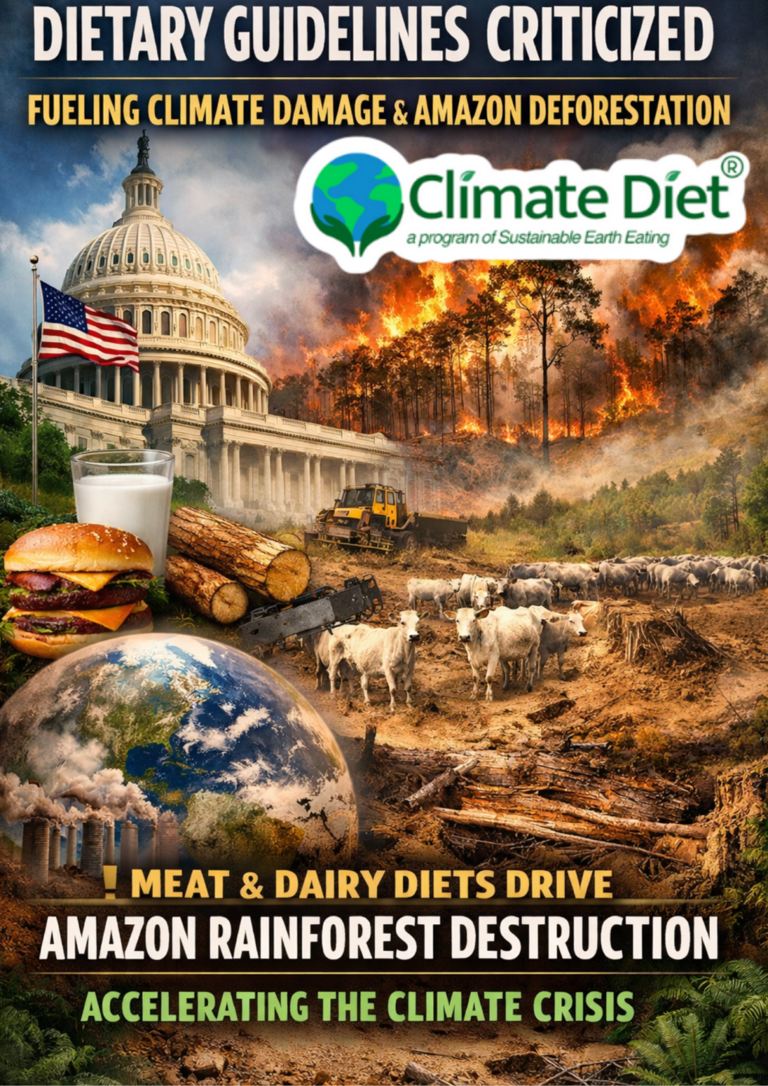 New U.S. Dietary Guidelines Criticized for Fueling Climate Damage and ...